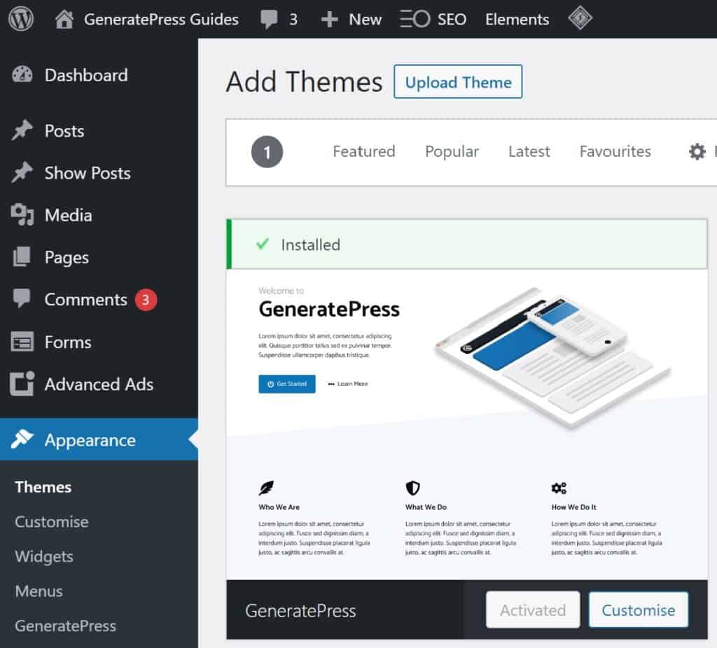Building a gallery with GeneratePress and GenerateBlocks